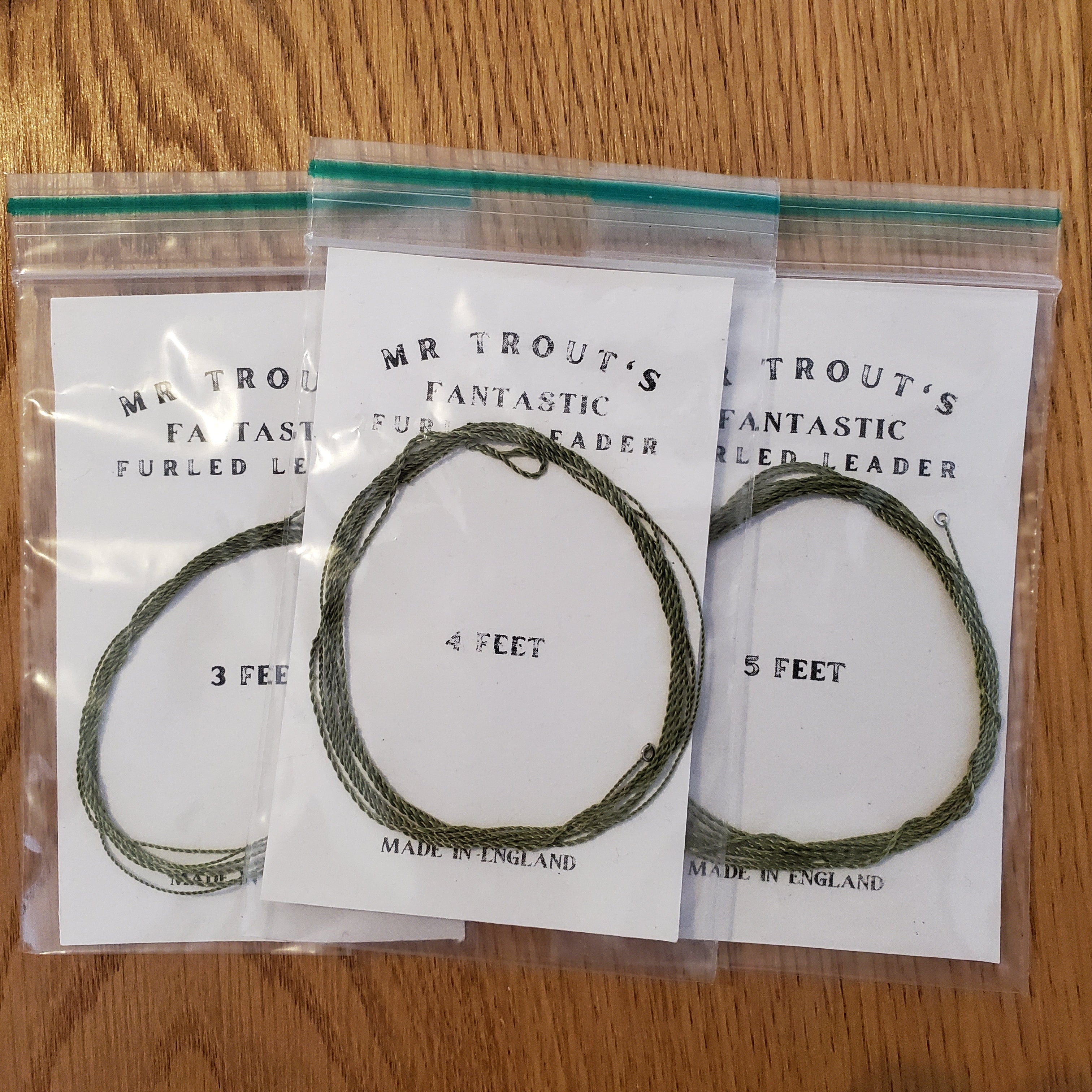 Mr Trout's Furled Leaders Handmade in England | North Country Fly Fishing